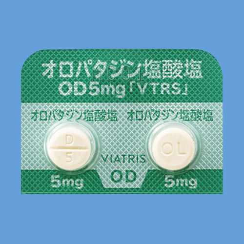 オロパタジン塩酸塩OD錠5mg「VTRS」 - 製品情報 - Viatris e Channel 医療関係者向けWebサイト